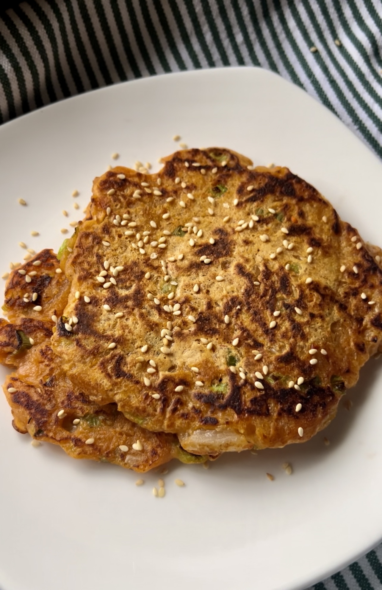 KIMCHI PANCAKE - Chef Ellen