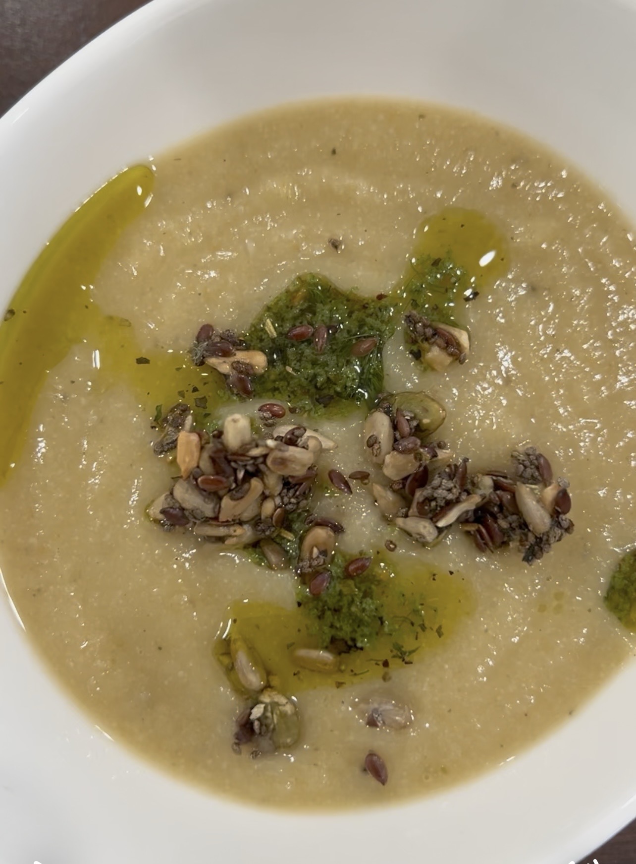 Cauliflower, Fennel, and White Bean Soup - Chef Ellen